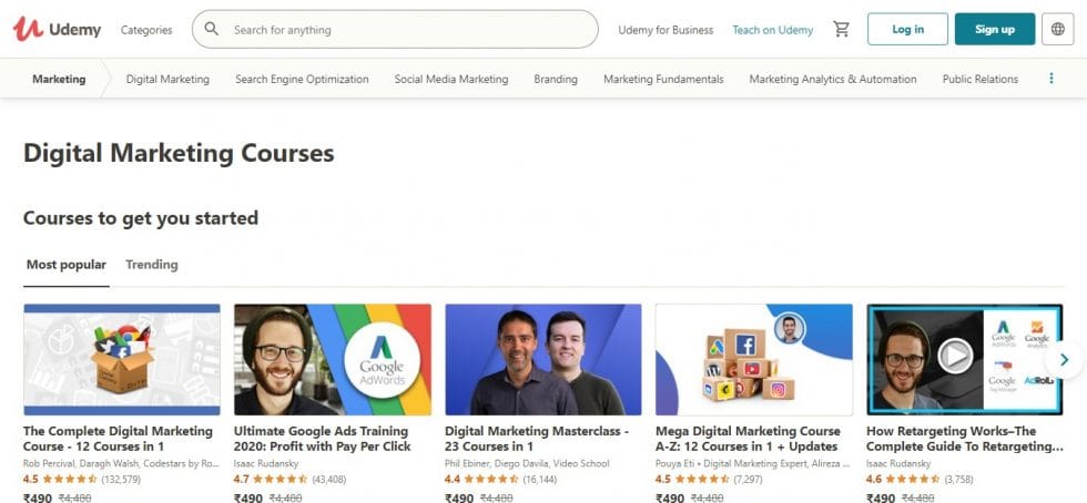 Top 10 Online Digital Marketing Courses with Certificates