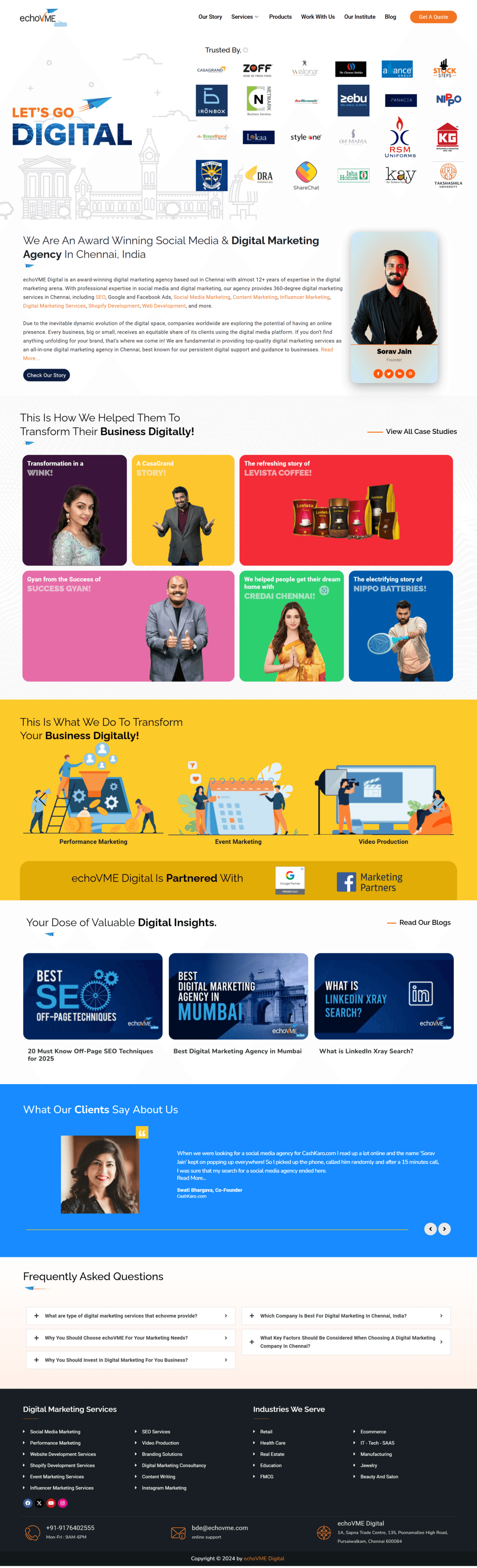 10 Best Digital Marketing Agencies in Chennai | echoVME