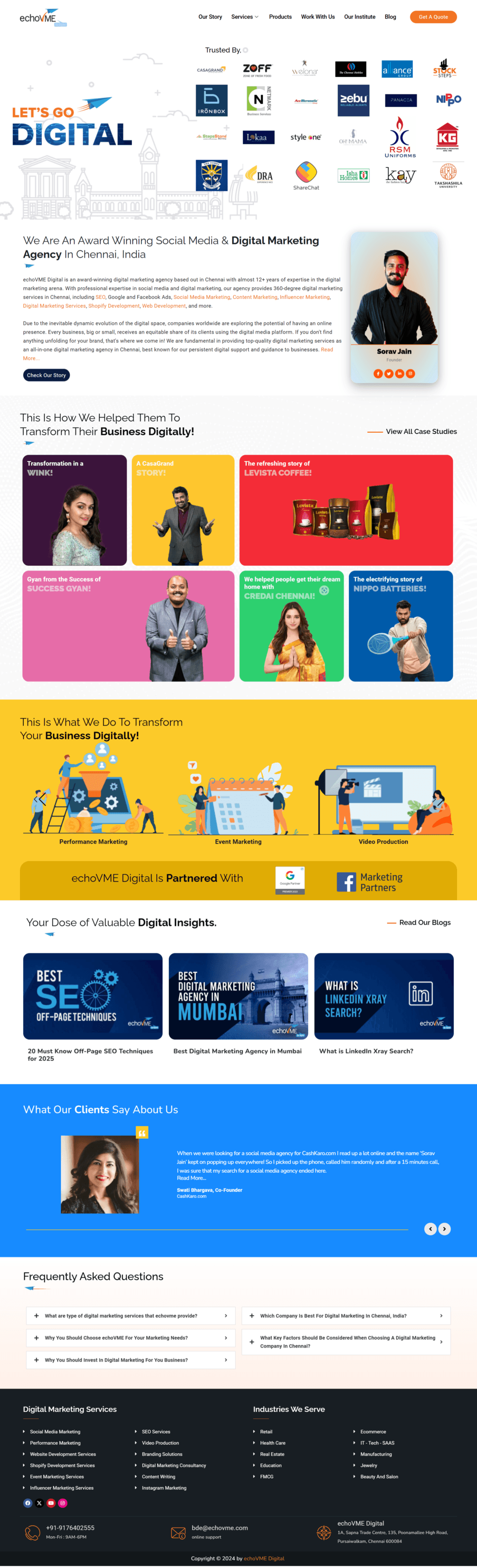 10 Best Digital Marketing Agencies in Chennai | echoVME